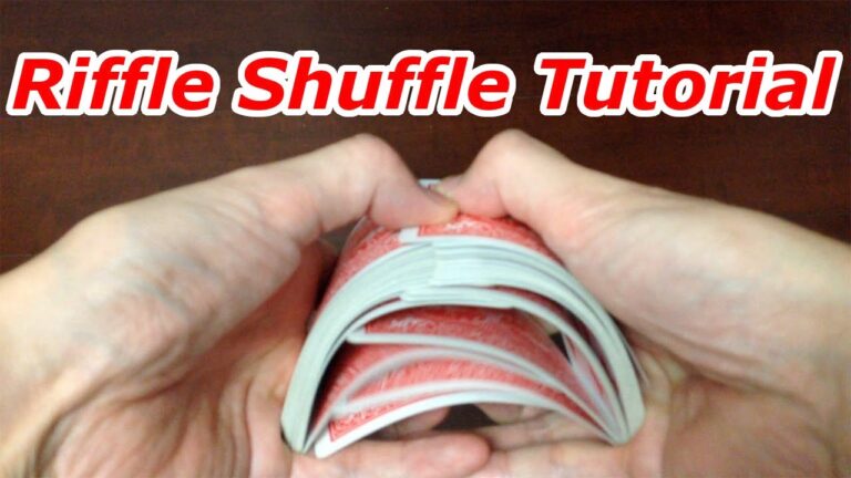 リフルシャフルのやり方解説 (空中) / Riffle Shuffle Tutorial (In The Hands ) - マジックDVD ...